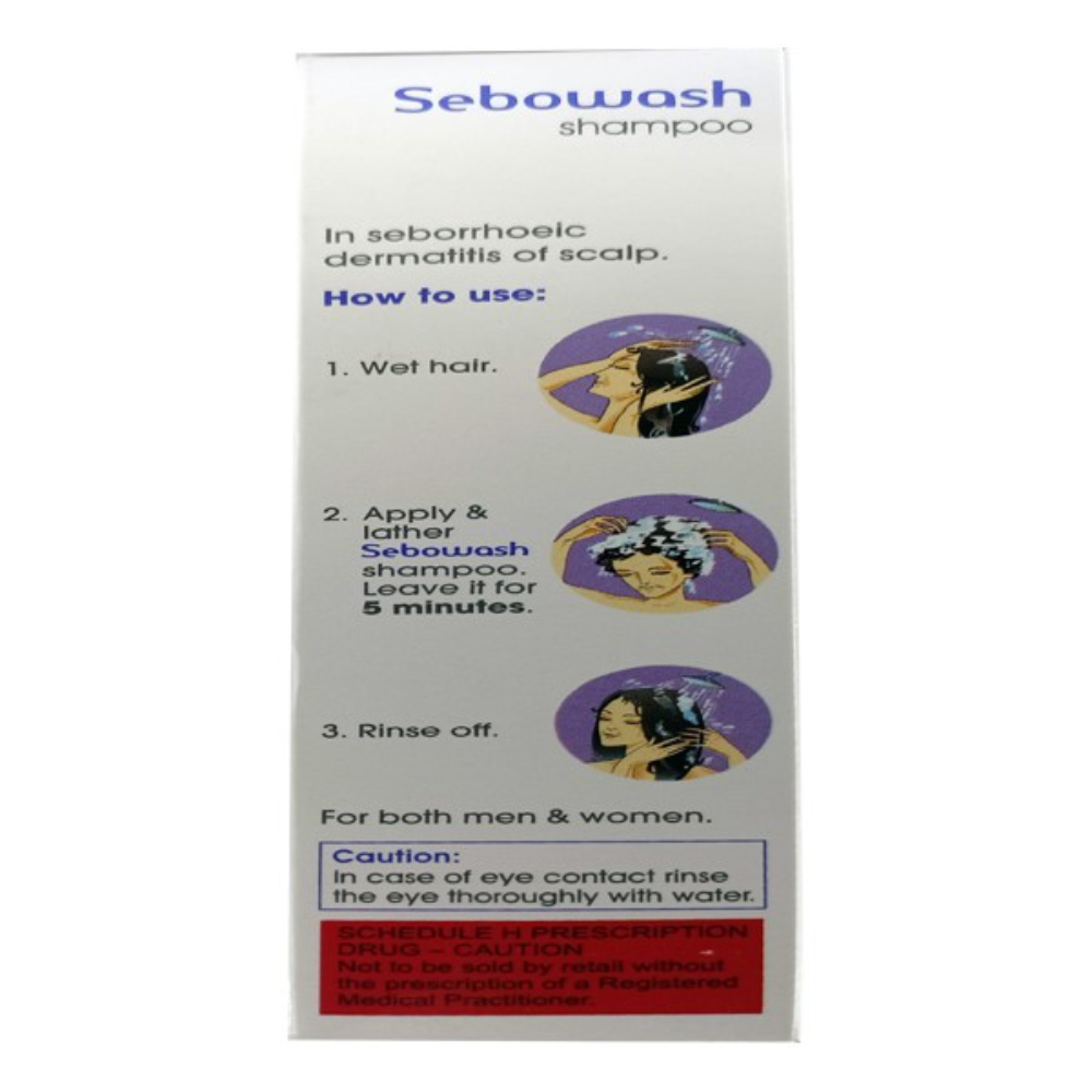 Buy Sebowash Shampoo 100 ml Online at Best Price in India - My Derma Store